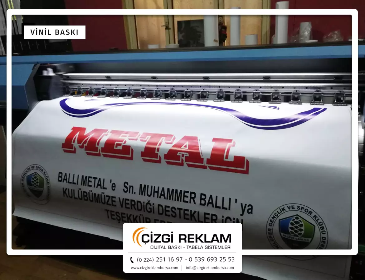 Vinil Afiş Baskı Modelleri ve Fiyatları | Bursa Tabelacı